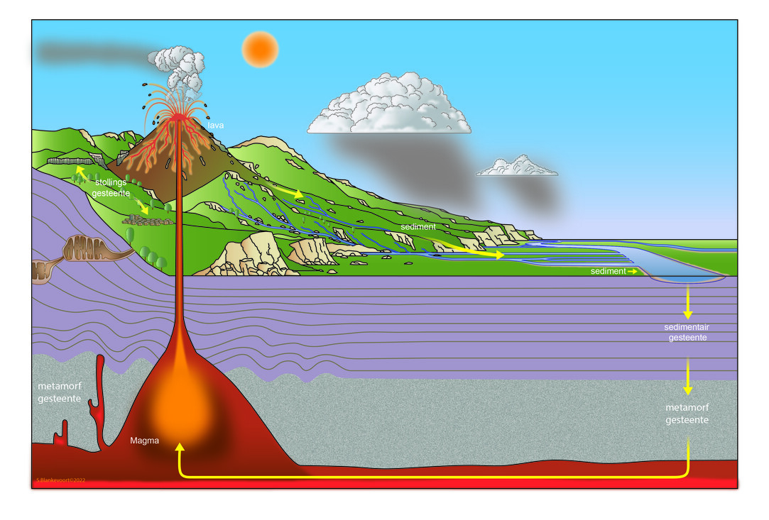 De kringloop van gesteente | Natuurwijzer